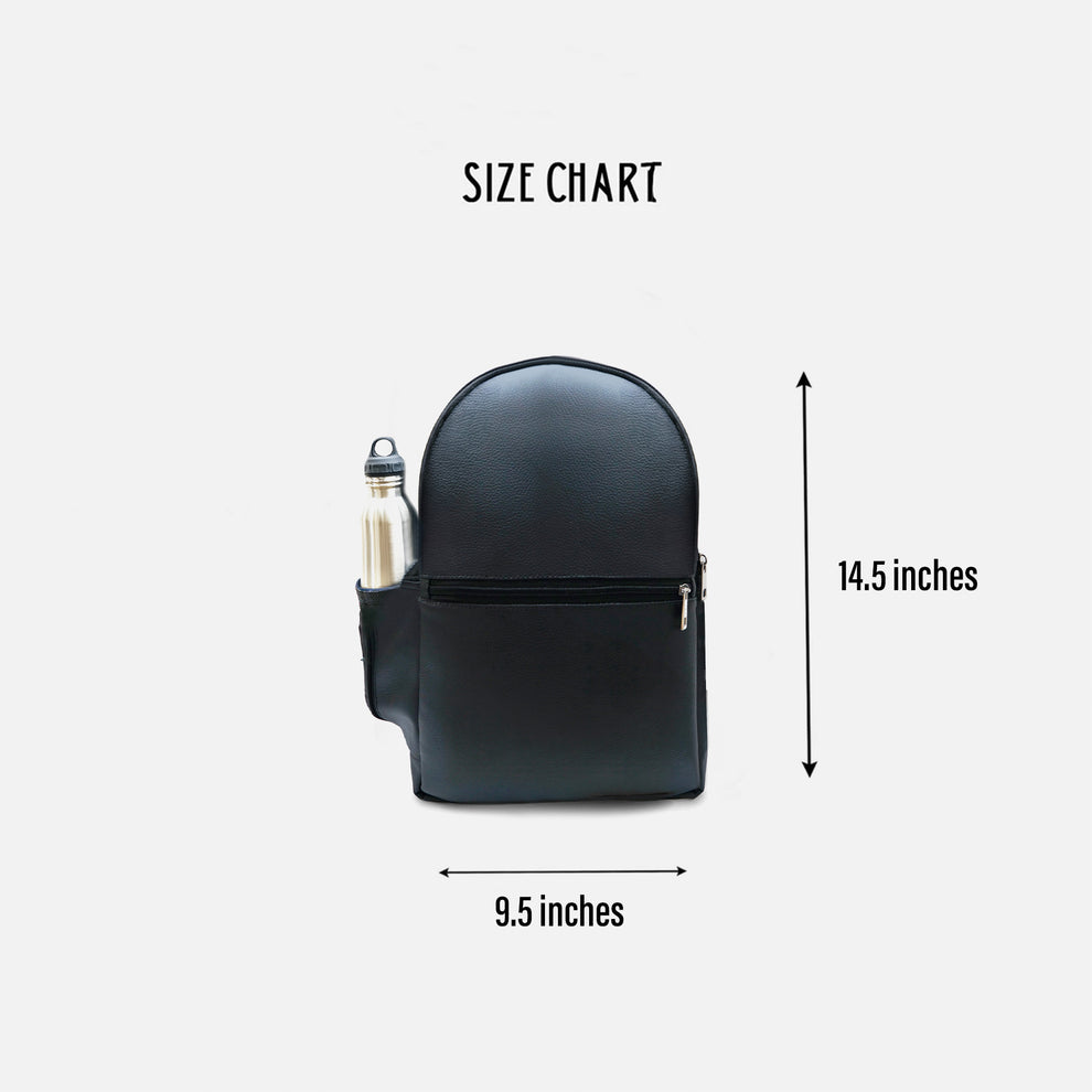 Meadow black backpack – A tailor's son